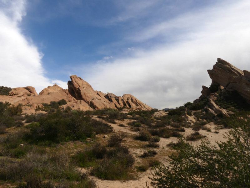 Zu Besuch bei Captain Kirk in den Vasquez Rocks.